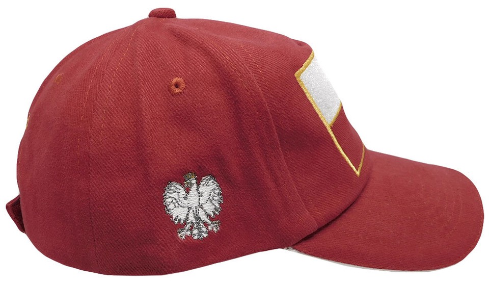 Poland Polska Eagle Flag Red baseball hat cap 3D embroidered RUF | eBay