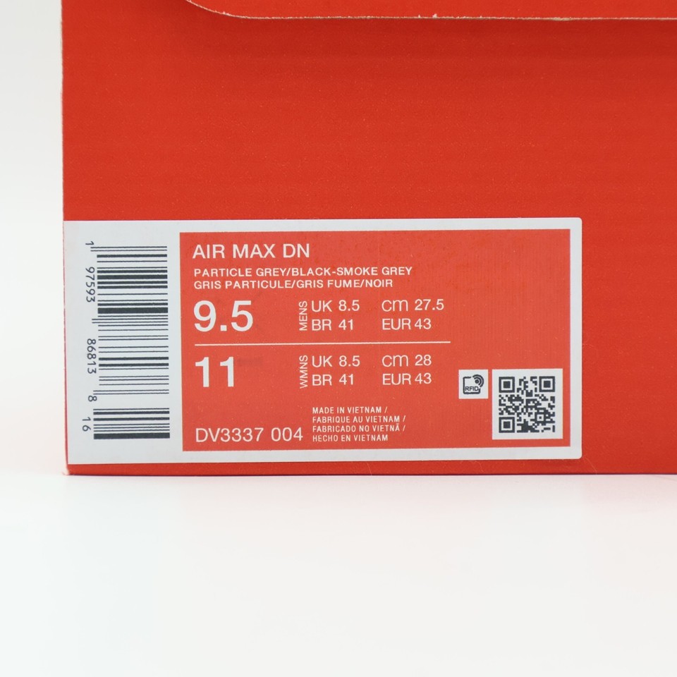 DV3337-004 Nike Air Max DN Particle Grey Black Smoke Grey Wolf Grey ...