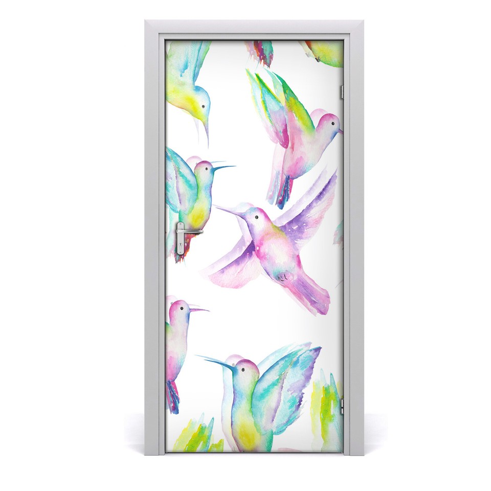 Removable Home Door Wall Sticker Self Adhesive Animals Colorful ...