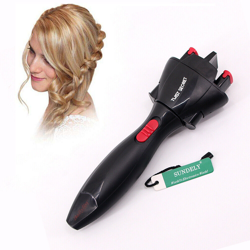 Electric Hair Braider Plait Twist Styling Braiding Machine Quick Braid ...