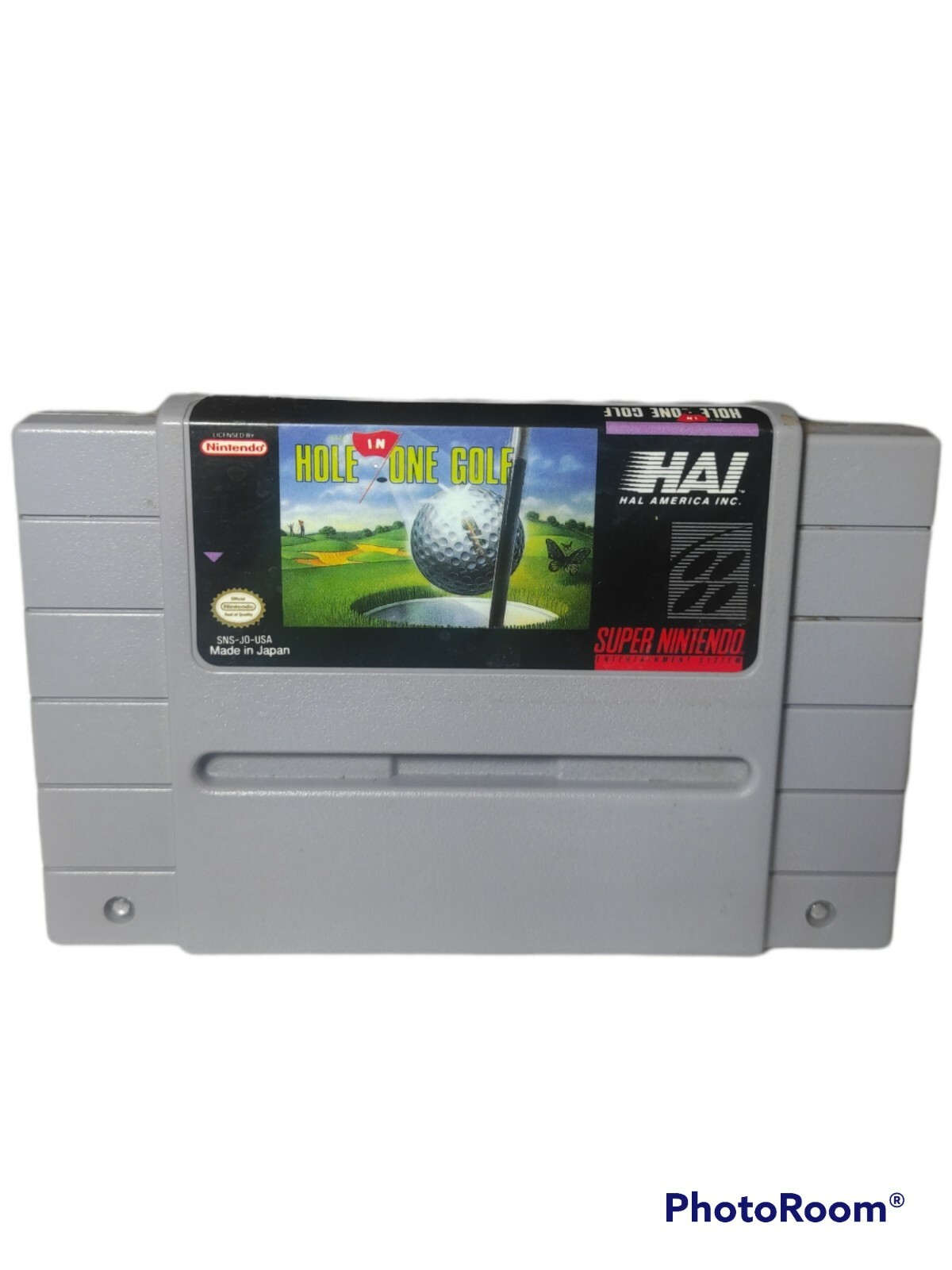 SNES Super Nintendo Hole In One Golf Authentic Tested & Working HAL ...