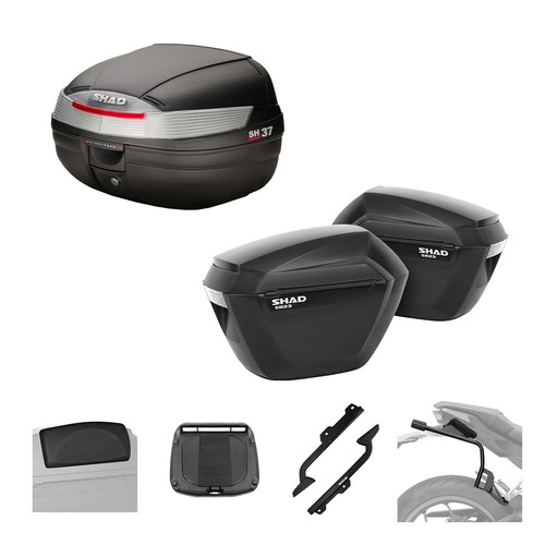 Set SHAD Bauletto SH37 Und Koffer SH23K 3P Zontes T310 2019-2024 | eBay