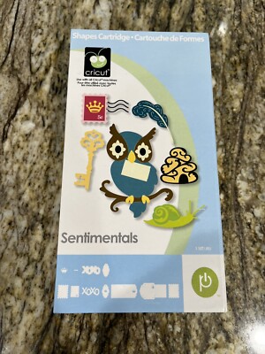 CRICUT Shapes Cartridge~Sentimentals | eBay