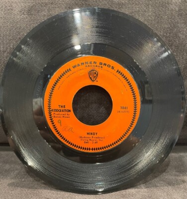 7" 45" VINYL ALBUM WARNER BROTHERS THE ASSOCIATION WINDY SINGLE | eBay