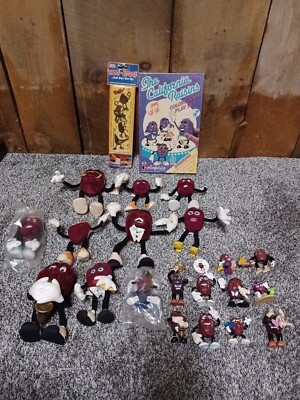 Large Lot of California Raisins Figures & Plush Toys Colorforms ...