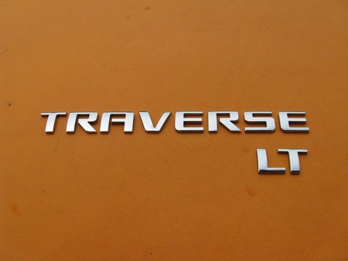 09 10 11 12 13 14 15 16 17 CHEVROLET TRAVERSE LT REAR EMBLEM LOGO BADGE ...
