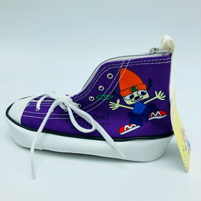PARAPPA THE RAPPER Purple Sneakers Shoes Pen Pouch Japan PlayStation ...