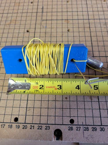 (8) CRAB THROW LINE FISHING HAND LINE WEIGHTED 20 FT SECURE BAIT PIN ...