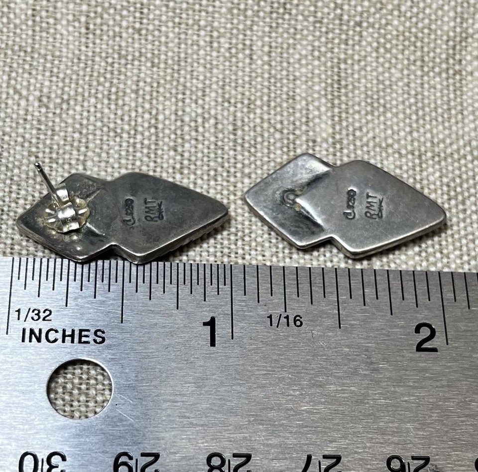 Roderick Tenorio RMT .925 Rhodochrosite Earrings [Damaged - 1 Missing ...