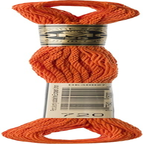 117-720 Six Strand Embroidery Cotton Floss, Dark Orange Spice, 8.7-Yard ...