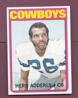 PACK FRESH SHARP 1972 TOPPS FOOTBALL #66 HERB ADDERLY .99 SH P498 | eBay