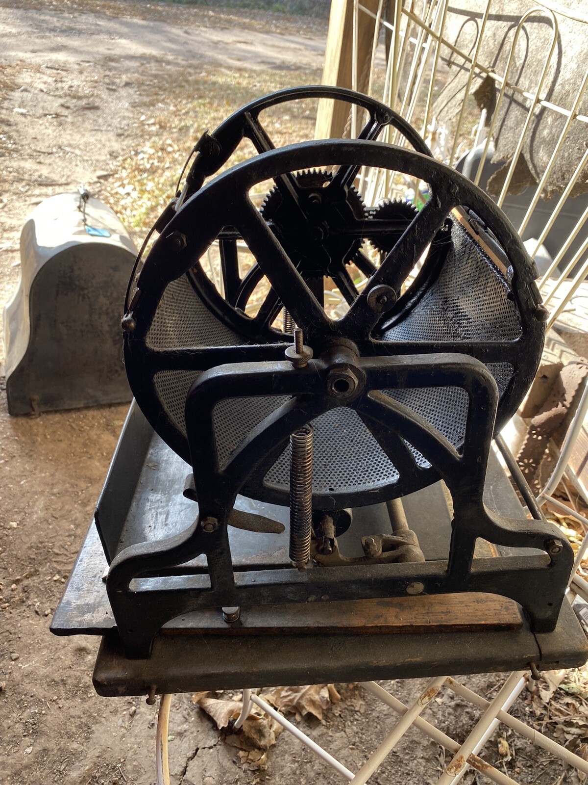 ANTIQUE ROTARY NEOSTYLE NO 8-F MIMEOGRAPH DUPLICATOR COPIER RAILROAD ...