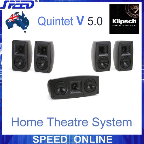 Klipsch Quintet V Home Theatre 5.0 Speakers System – (Warranty: 12 ...