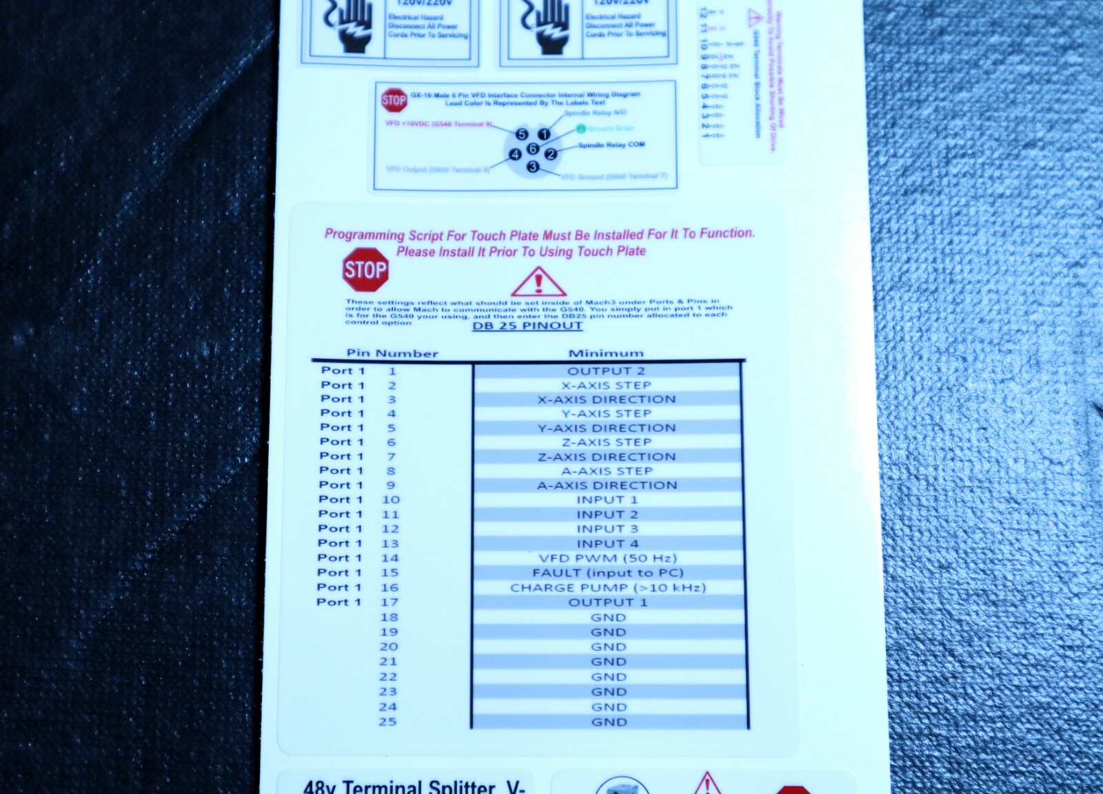 Gecko G540 Wiring Diagram Graphics (Fastest Way to Build/Service Your ...