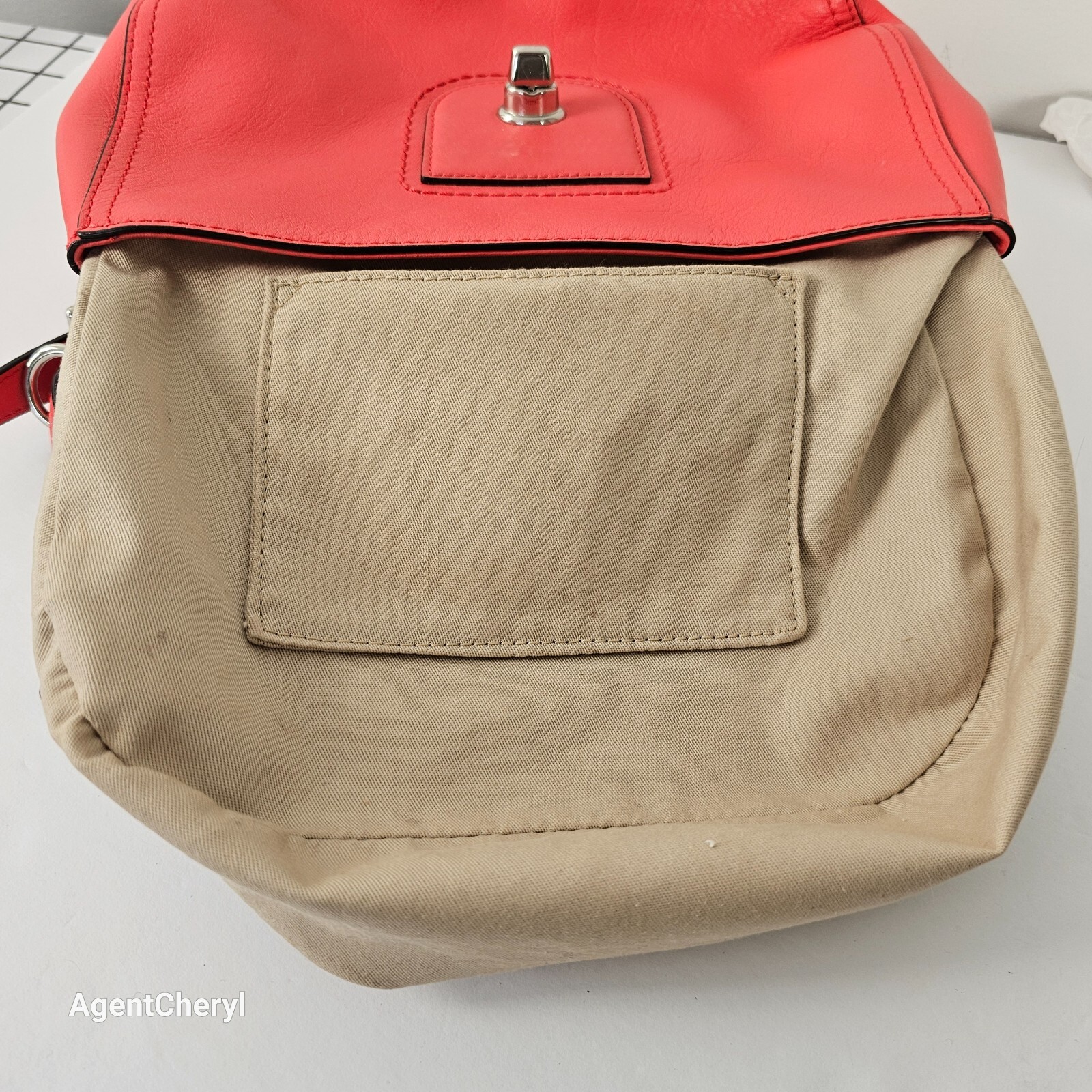 COACH Willis Coral Glovetanned Leather 22382 Crossbody Shoulder Bag ...