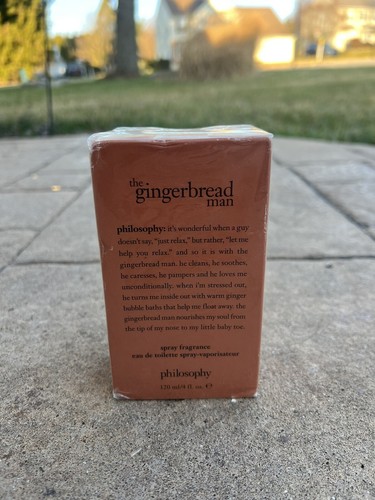 Philosophy The Gingerbread Man Spray Fragrance EDT 4 oz 120ml New ...