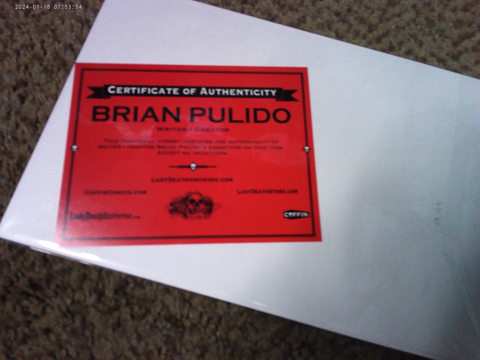 RARE HELLWITCH GALLERY 1 PROFANE EDITION LTD 10/99 VARIANT - SIGNED W ...