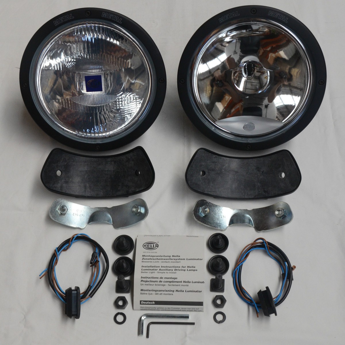 Hella Driving Lights Kits HELLA RALLYE 4000 DRIVING LIGHTS + 100W HID