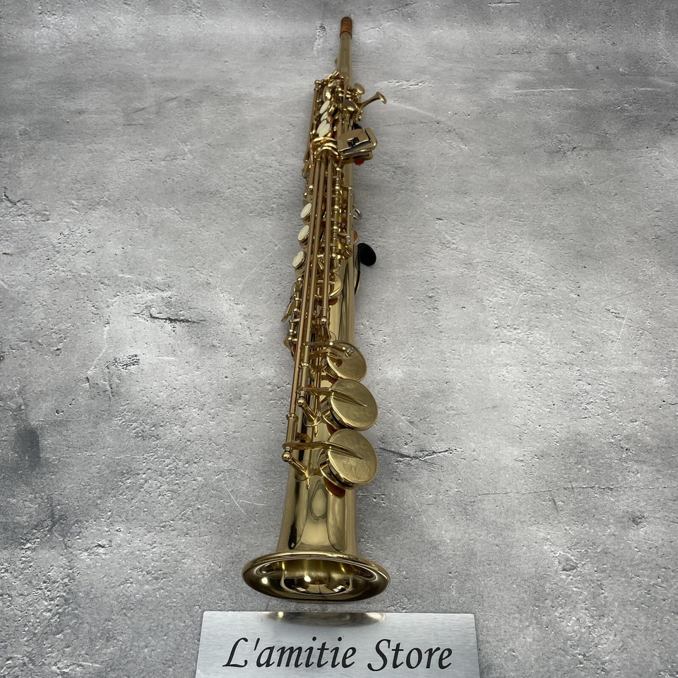 Yamaha YSS-475 Soprano Saxophone YSS475 Gold Wind Instrument Excellent ...