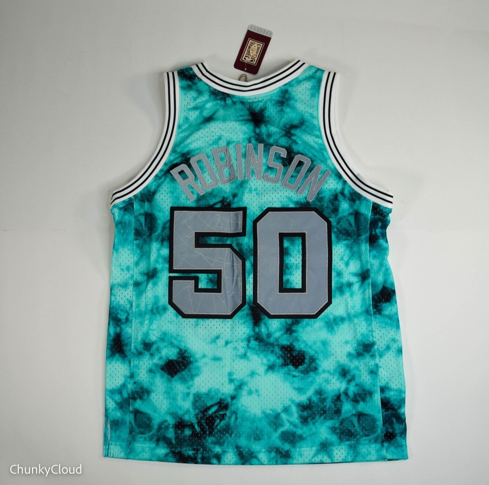 Mens Mitchell & Ness NBA GALAXY SWINGMAN JERSEY SPURS 1998-99 DAVID ...