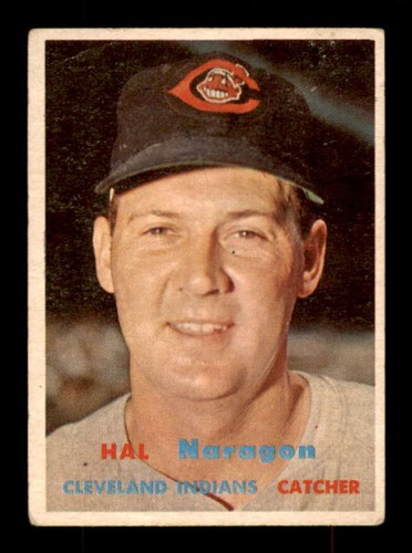 1957 Topps #347 Hal Naragon VG/VGEX Indians 550724 | eBay