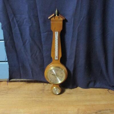 VINTAGE JASON Wall Barometer Thermometer Humidity Weather Station Made ...