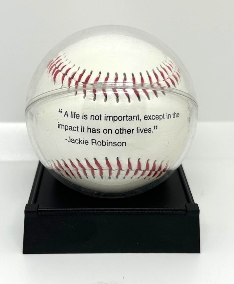 1997 Jackie Robinson 50th Anniversary Baseball with Facsimile Autograph ...