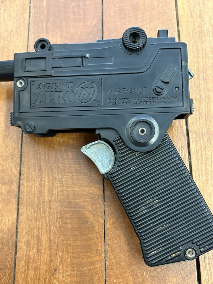 Vintage 1964 Mattel Snap-Shot Agent Zero M Spy Camera Toy Cap Gun ...