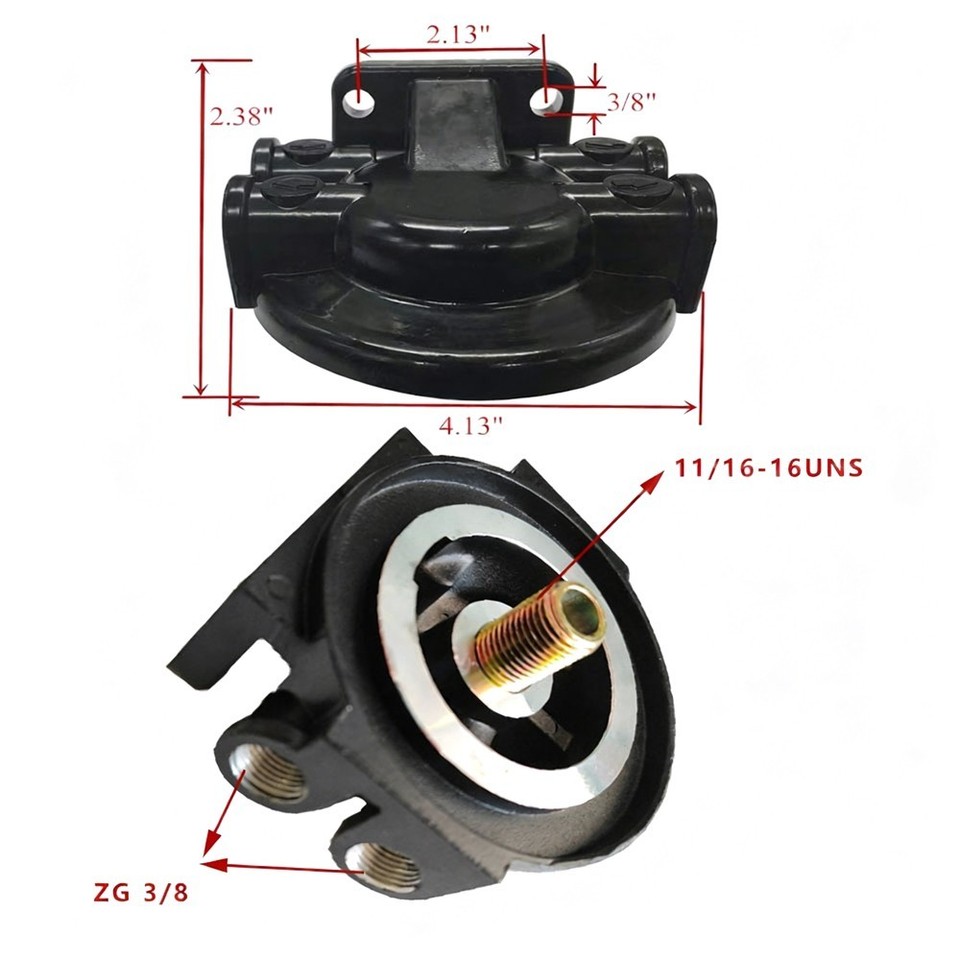 Fuel Filter Base for Marine Engines with 38 Inch NPT Port S3213 ...