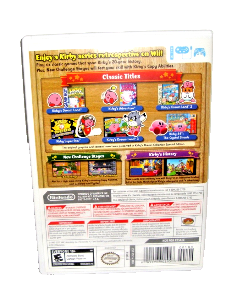 Kirby's Dream Collection Special Edition - Wii Disc Game, CD Soundtrack ...