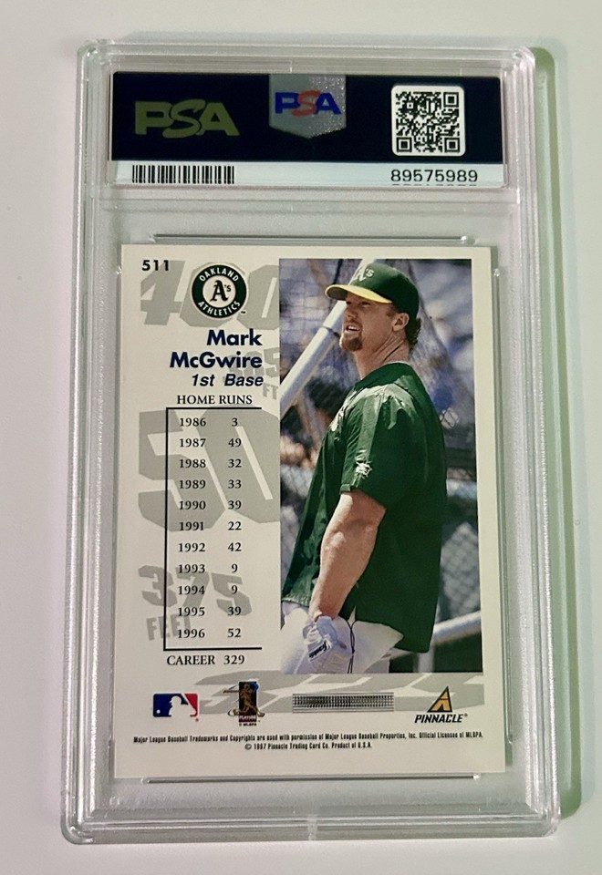 1997 Score - Goin' Yard Mark McGwire Hobby Reserve #511 Oakland A’s | eBay