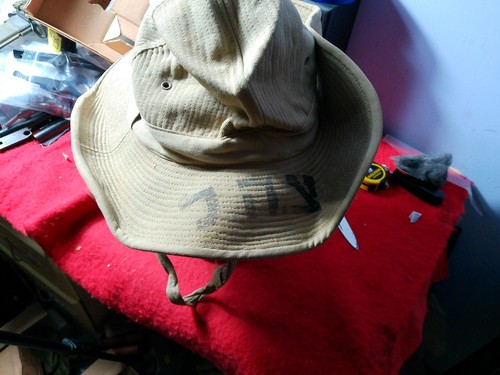 IDF Israeli Army & French Army - Bush Khaki Hat 1950’s - Suez Crisis ...