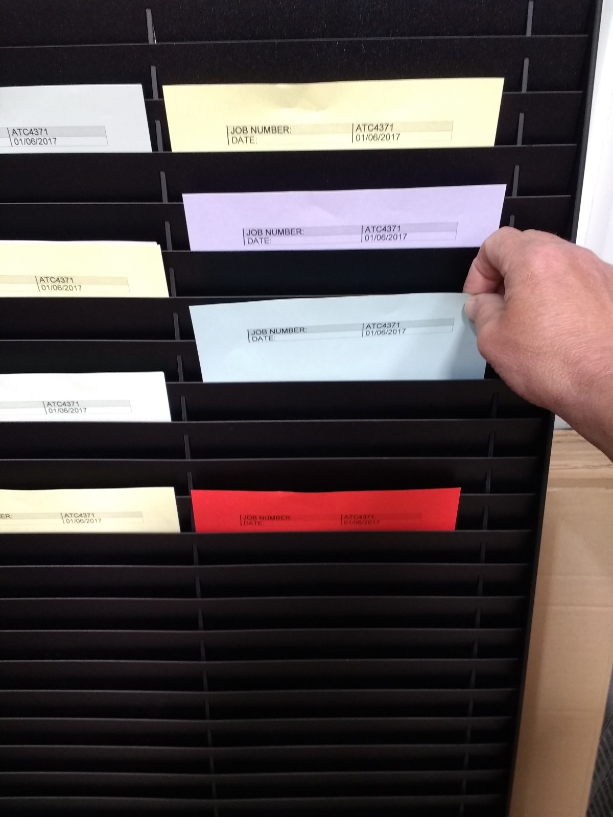 Mobile Garage Workstation / Stand - Includes A4 Job Card Racks - 100 ...