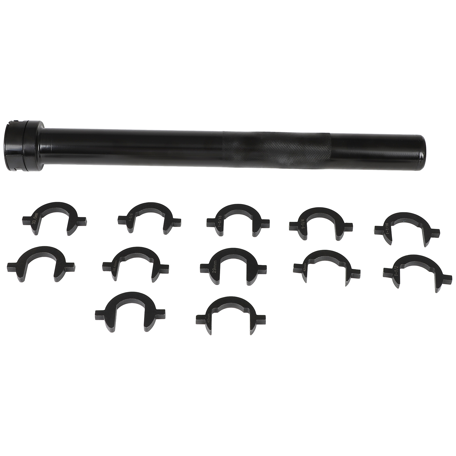 WITH 12 SAE & METRIC CROWFOOT ADAPTERS INNER TIE ROD REMOVAL AUTO TOOLS ...
