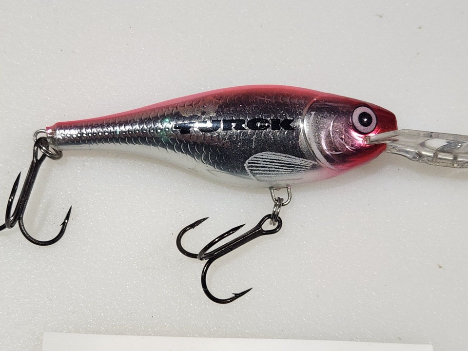 Rare Rapala Shad Rap RS #7 Crankbait Turck Works Logo Pink Clown SRRS-7 PCL | eBay