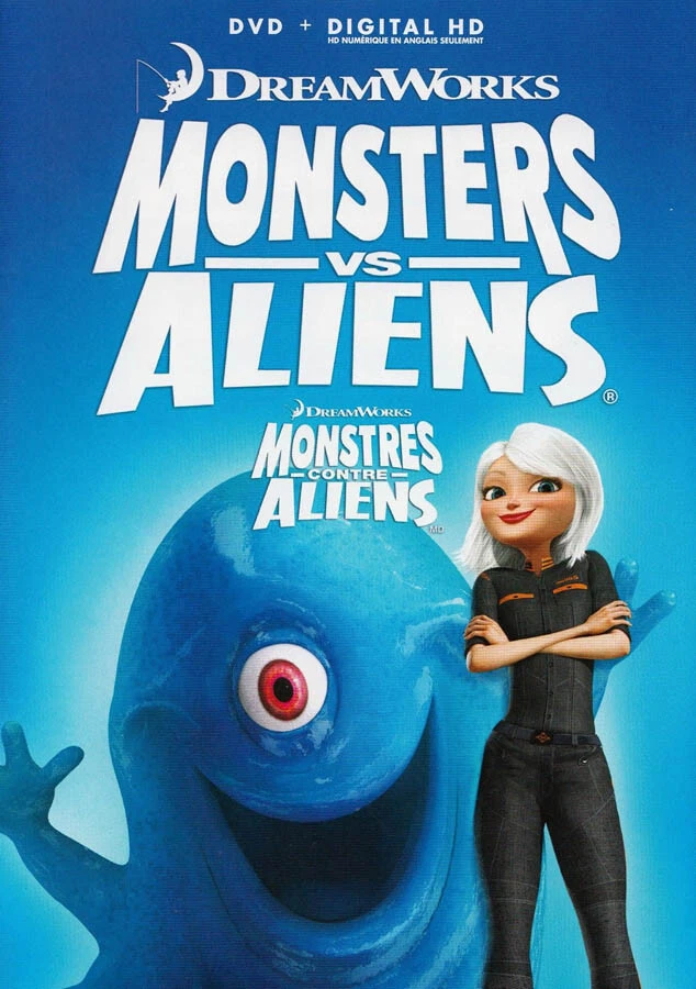 Monsters Vs Aliens Dvd Cover