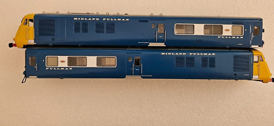 BACHMANN CLASS 251 MIDLAND PULLMAN BODIES A & F (PAIR) YELLOW ENDS ...