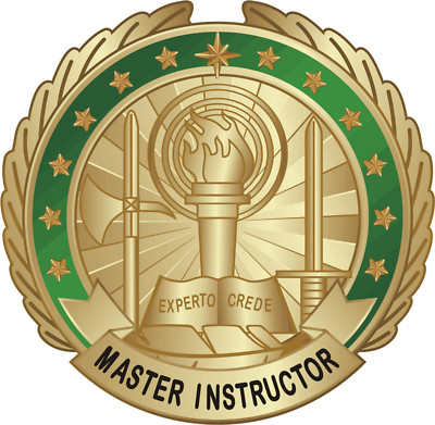 4" MAIB MASTER ARMY INSTRUCTOR BADGE STICKER DECAL BUMPER STICKER USA ...
