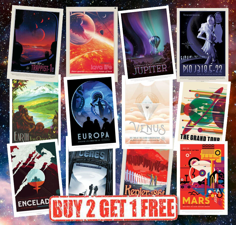 Vintage Nasa Posters