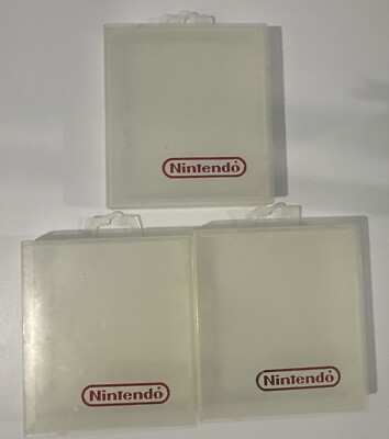 NES Nintendo Original Authentic Hard Clam Shell Plastic (3) Case ...