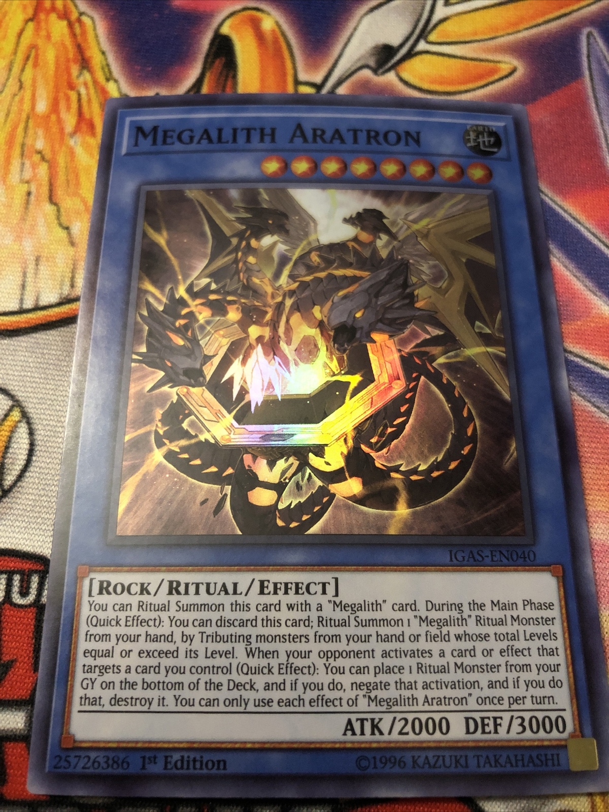 Megalith Aratron *** IGAS-EN040 | SUPER Unlimited Ed | YuGiOh! NM | eBay