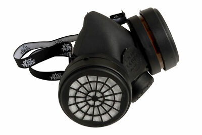 A1 face spraying mask Dual Filter Replaceable 1K 2K Paint Aerosol ...