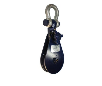 Heavy Duty Snatch Block 10T Sheave Diameter 250mm Shackle Head Crane ...