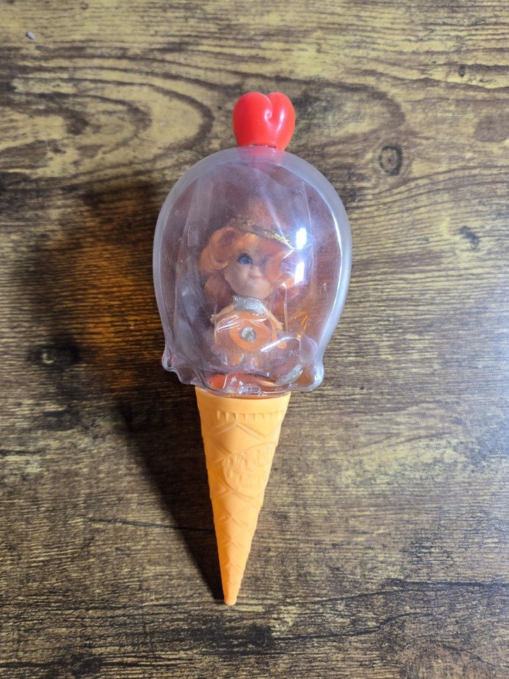 Vintage 1968 Mattel Liddle Kiddles Sweet Treat Orange Ice Cream Kone ...