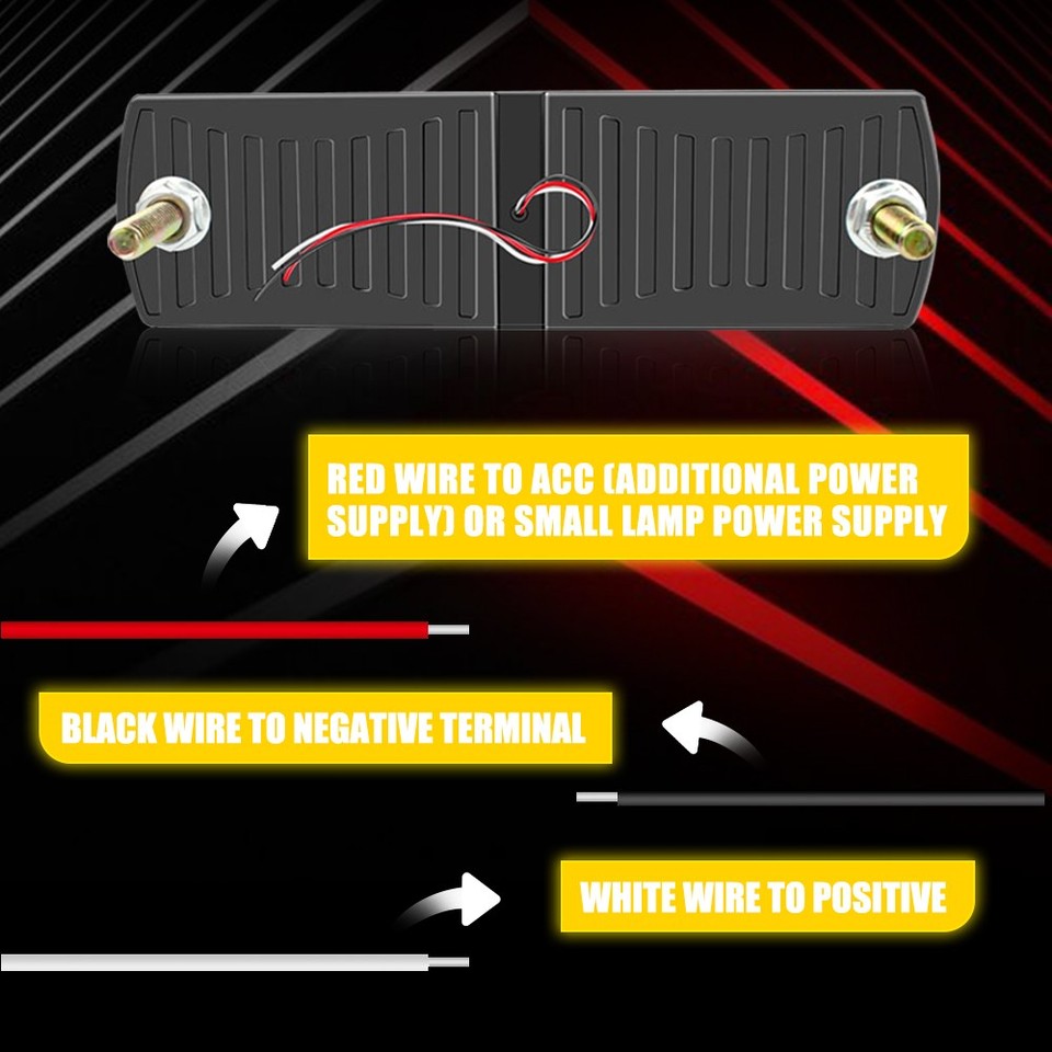 Halo Ring Dual Function Red LED Strobe & Amber Halo/Marker Light R65 ...
