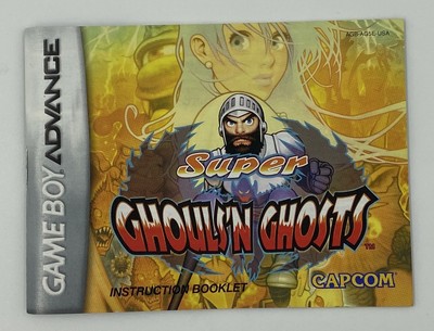 MANUAL ONLY Super Ghouls 'N Ghosts for Nintendo Gameboy Advance GBA Capcom | eBay