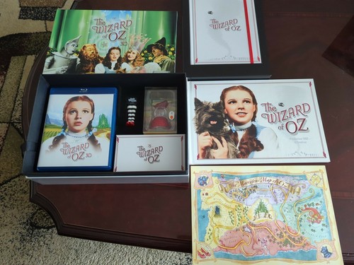 WIZARD OF OZ 75TH ANNIVERSARY COLLECTIBLE KIT BLUE RAY 5 DISC BOOKS ...