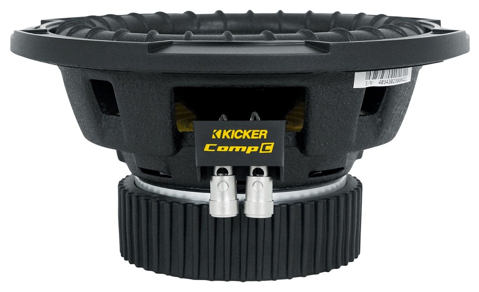 Kicker 50CWCD84 CompC 8" DVC 4 ohm Car Subwoofer+Mono Amplifier+Amp Kit ...