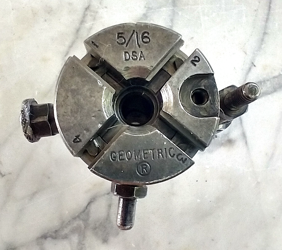 5/16” DSA Geometric Die Head 5/8” Shank Hardinge DV-59 Turret Lathe ...