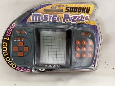 Korusa Sudoku Master Puzzle Over 1,000,000 Puzzles Built- In BRAND NEW ...